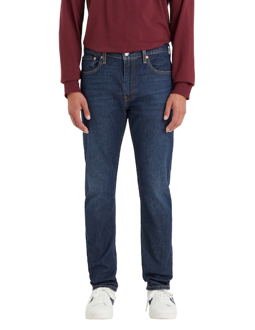 Jeans slim taper Levi's 512 lavado obscuro para hombre 1